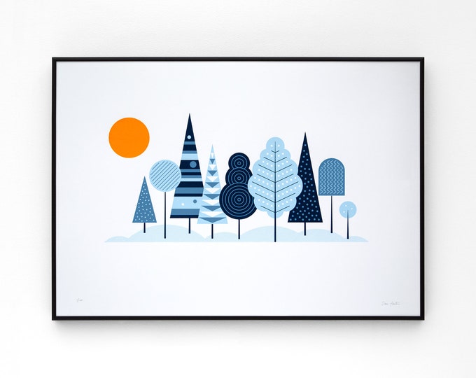 The Bear, A2 Screenprint, Children's Book Illustration - Etsy Canada