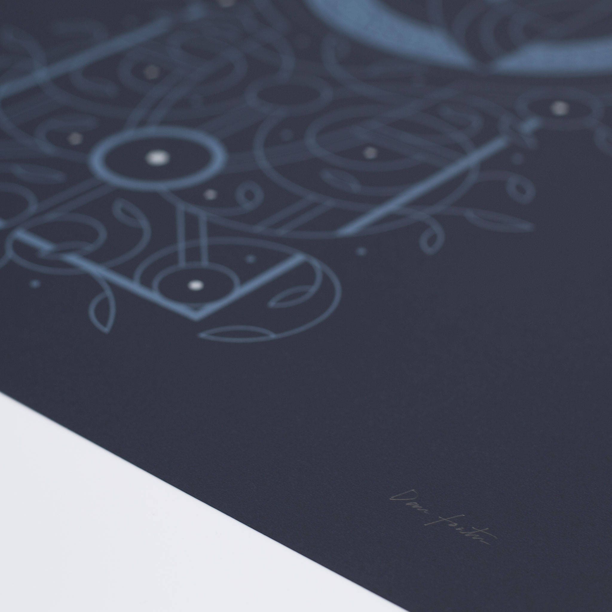 Night Owl A2 Limited Edition Screen Print, Hand-printed in 2 Colours - Etsy