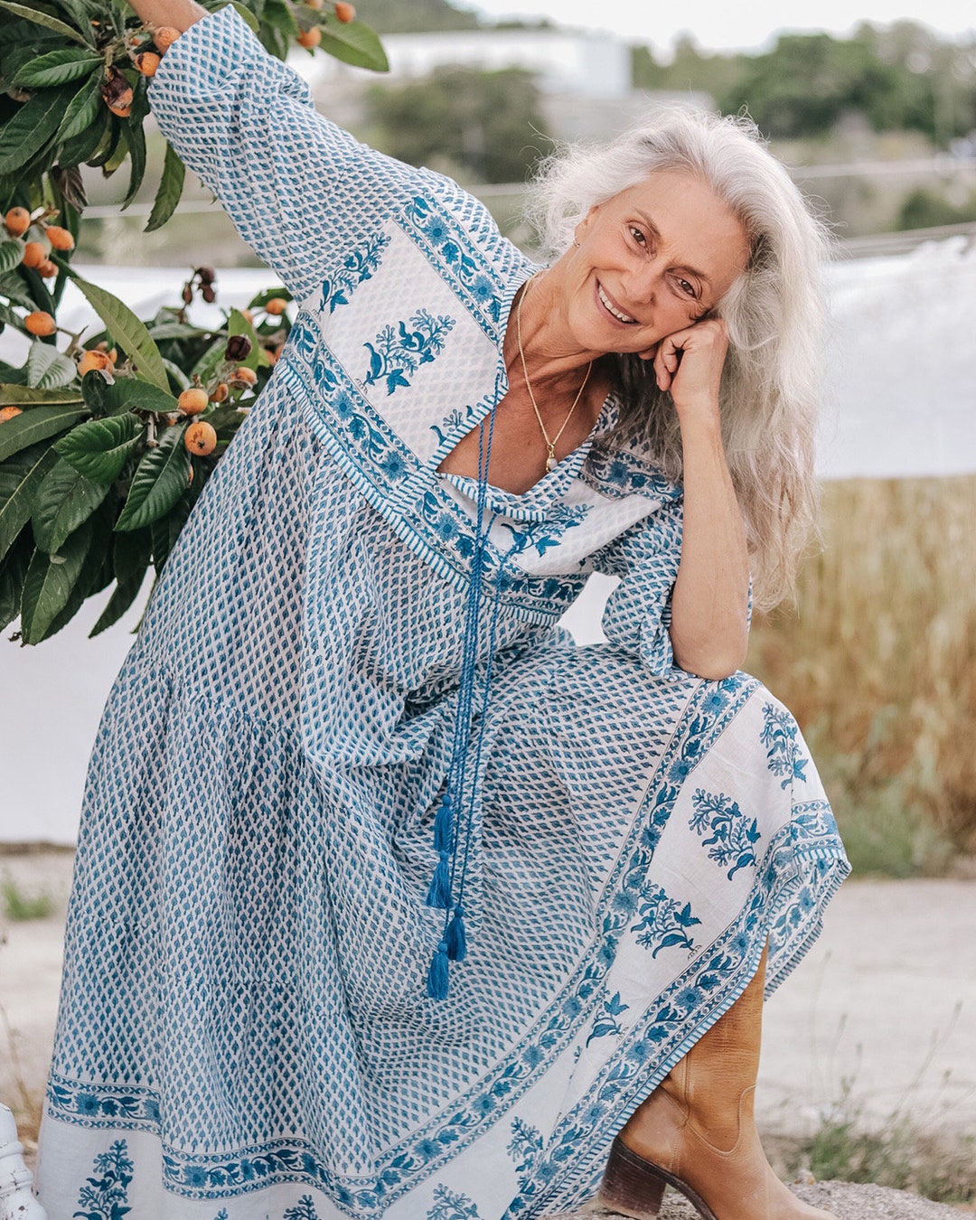 Boho Dress, Maxi Plus Size Dress, Beachwear , Resort Wear , Hippy Style ...