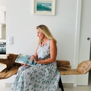 Sun Dress , Beach Wear ,turquoise Boho Dress , Resortwear ,plus Size ...