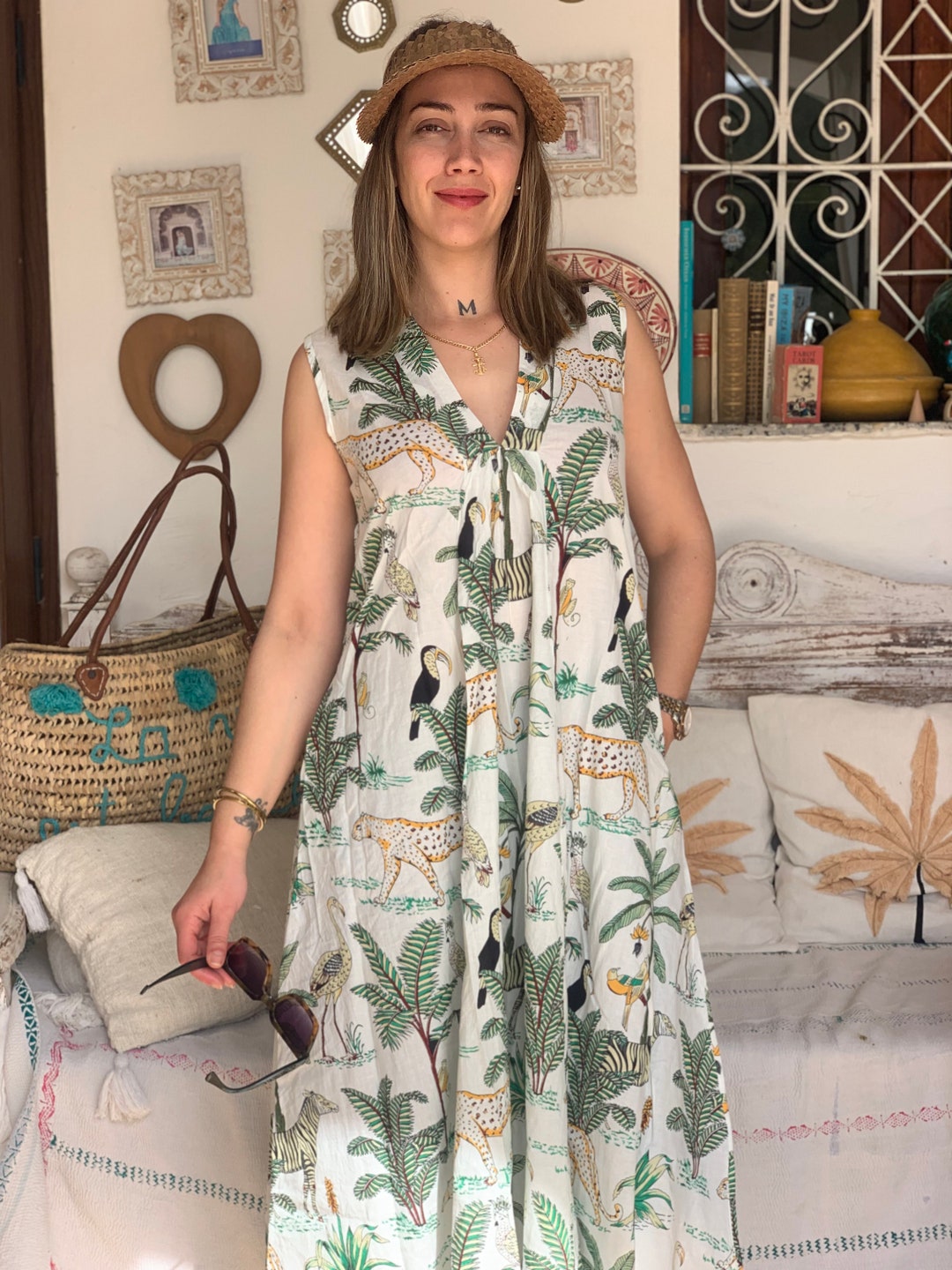 Sun Dress , Beach Wear ,long White Boho Dress , Resortwear ,plus Size ...