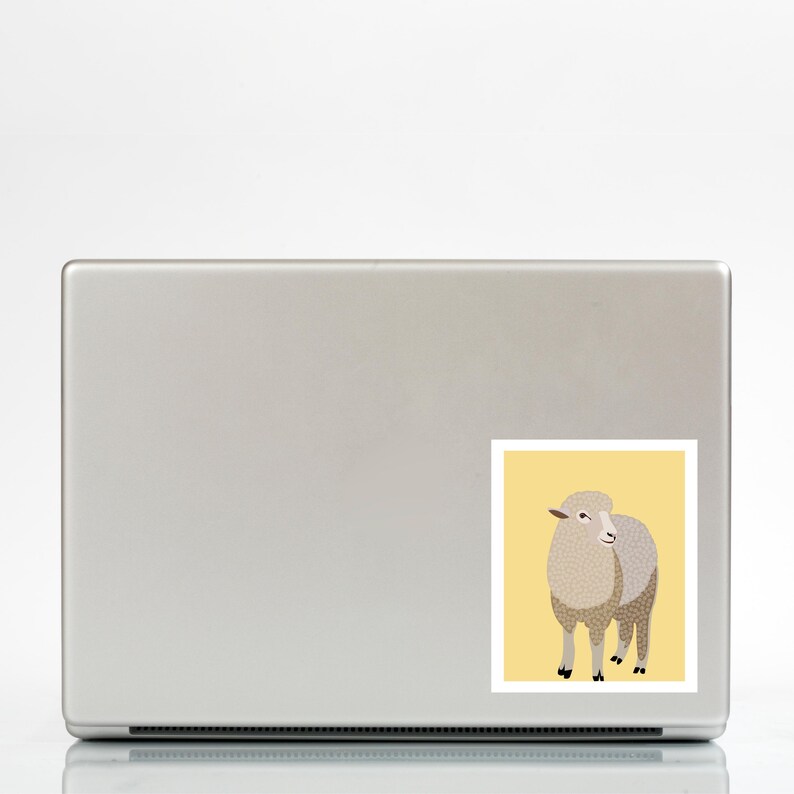 Sheep Vinyl Sticker – Waterproof Laptop Decal - Etsy