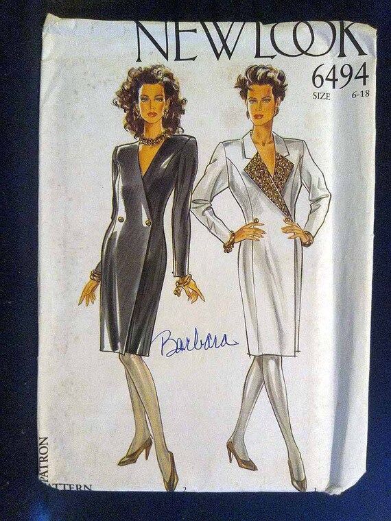 New Look 6494 Sewing Pattern Size 6-8-10-12-14-16-18. UNCUT. - Etsy