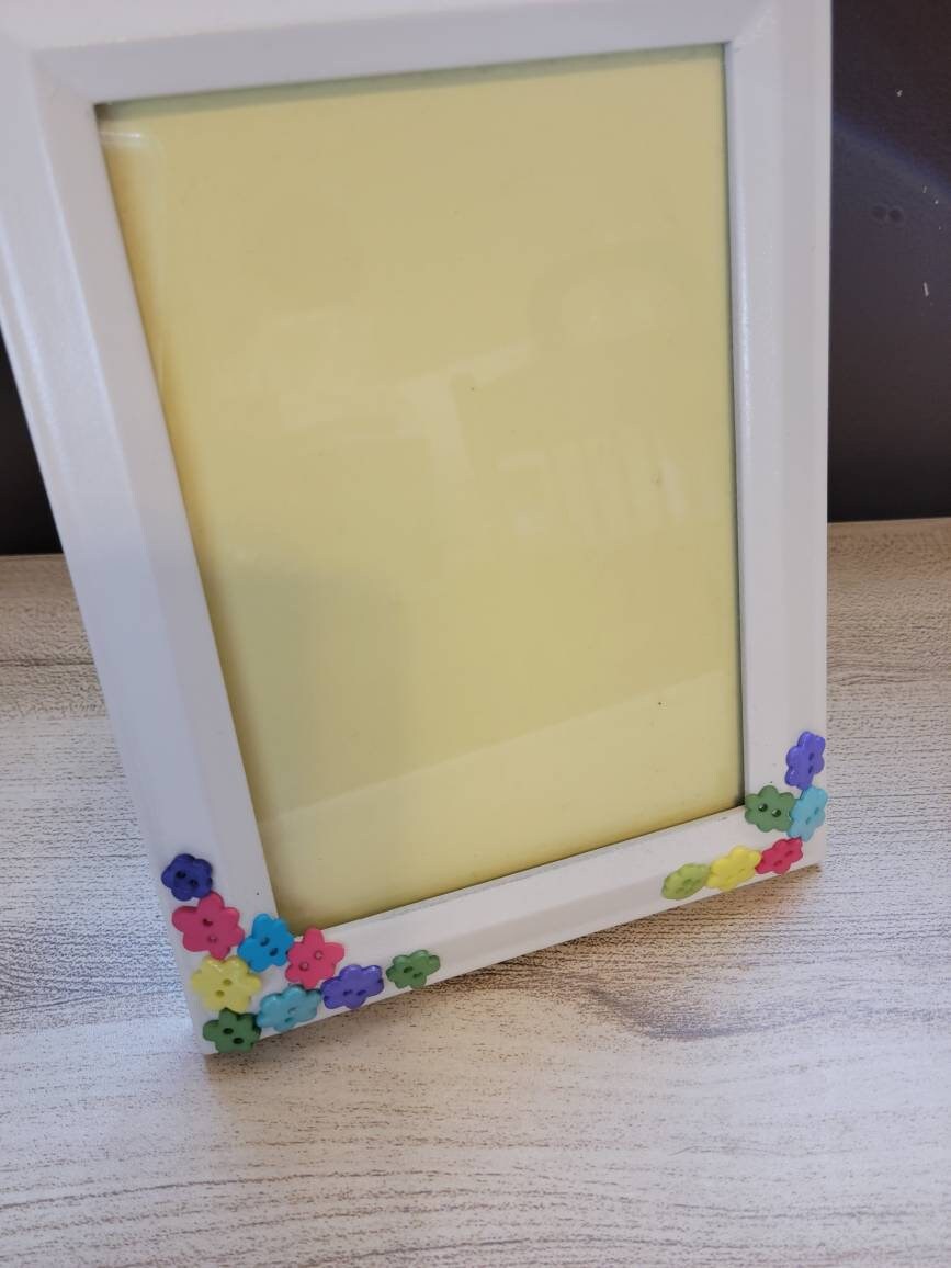 Button Picture Frame - Etsy