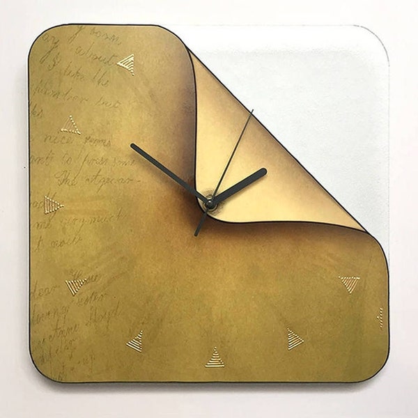 Yellow Wall Clock - Etsy