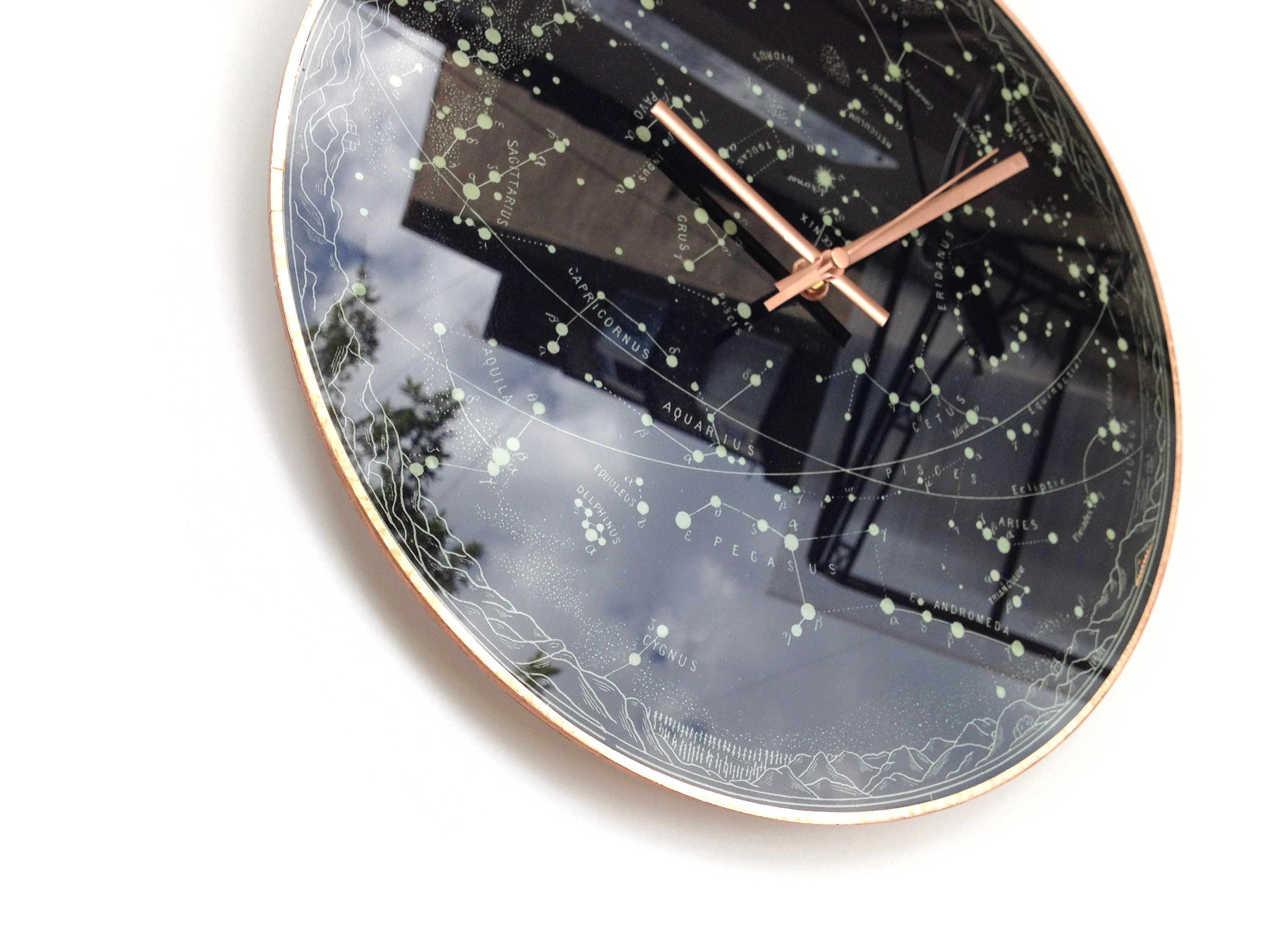 Vintage Star Clock Stellar Constellations Celestial Sky | Etsy