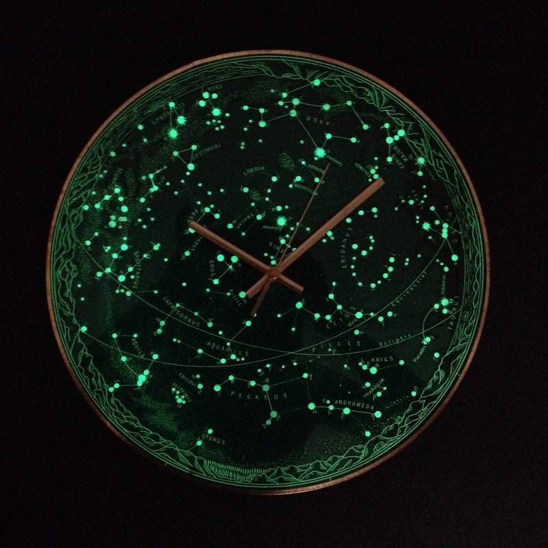 Map Wall Clock - Etsy