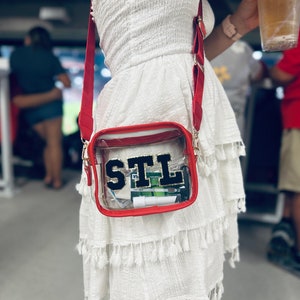NEW! Stadium Bags, Custom Clear Bag, for Concert Purse, Chenille ...