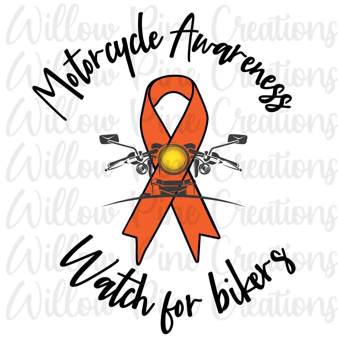 DIGITAL DOWNLOAD Motorcycle Awareness PNG and Canva Link Incl. - Etsy