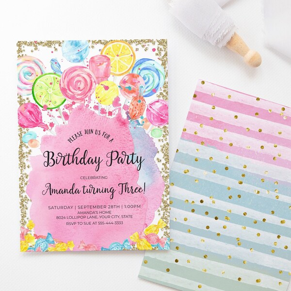 Candy Theme Party - Etsy