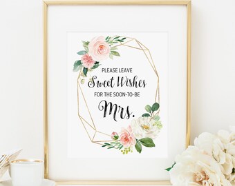 Soon to be mrs sign | Etsy