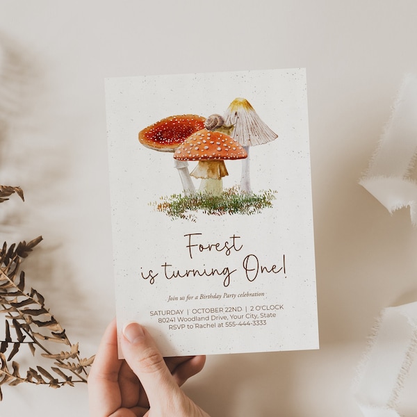 Woodland Birthday - Etsy