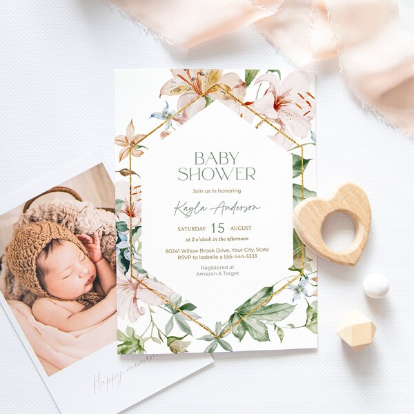 Lilies Baby Shower - Etsy