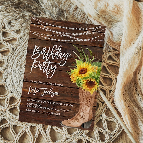 Rustic Party - Etsy