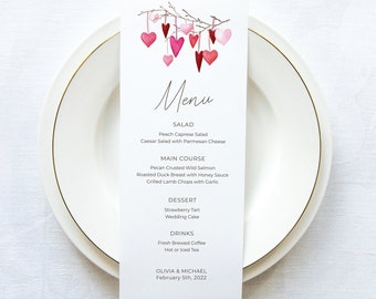 Stationery Sweetheart Birthday Menus Printable Little Sweet Heart Girl ...