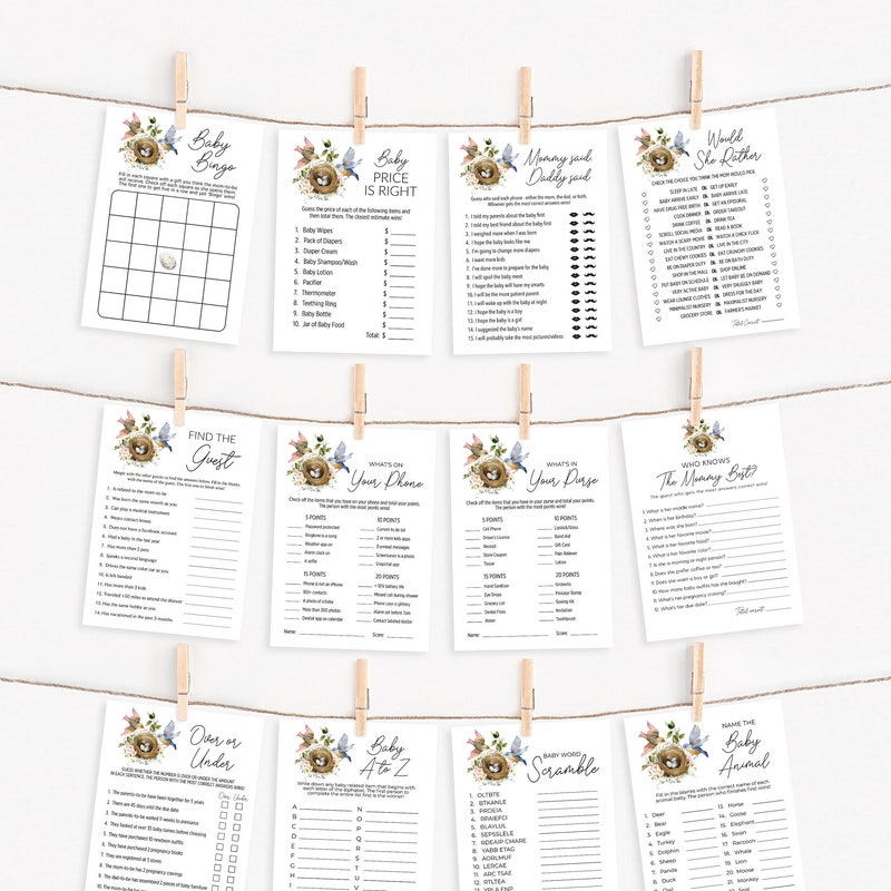 Bird Baby Shower - Etsy