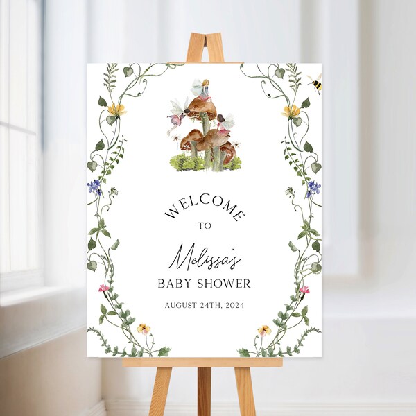 Fairies Welcome Sign - Etsy