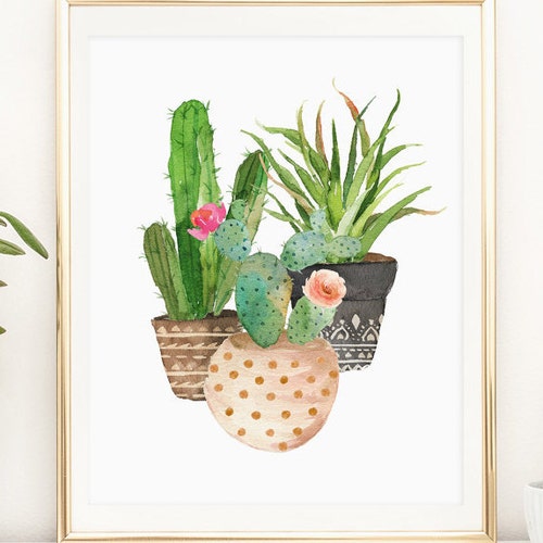 Cactus Food Tent Table Tent Fiesta Bridal Shower Place Card | Etsy