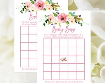 Instant Download Pink Monkey Bingo Game Printable Monkey Baby | Etsy