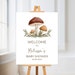 Mushroom Welcome Sign, 24x30, Welcome Poster, Woodland Baby Shower ...