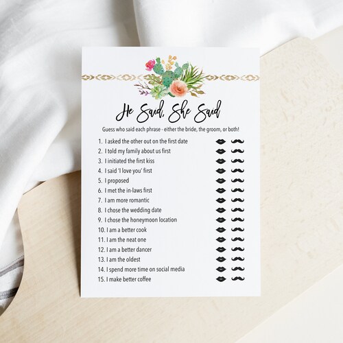 Cactus Food Tent Table Tent Fiesta Bridal Shower Place Card | Etsy