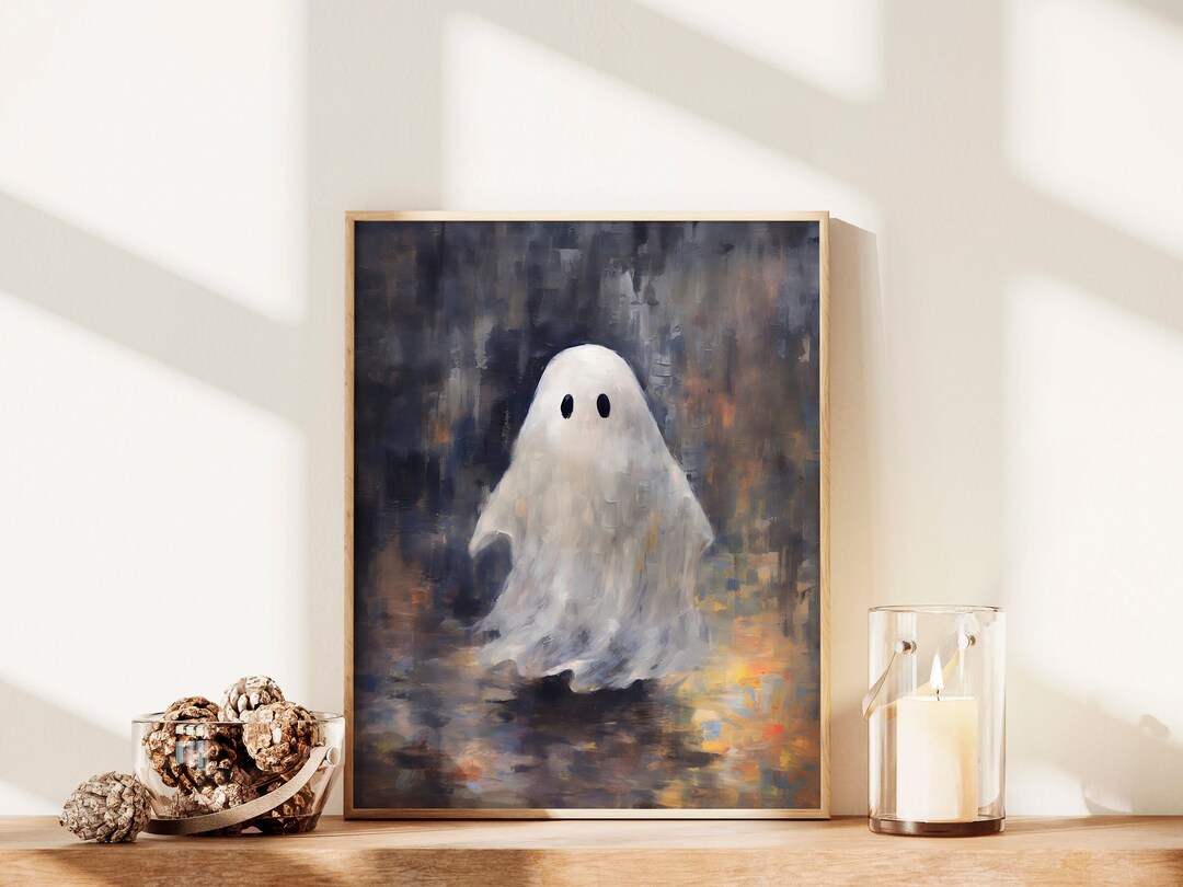 Impressionist Ghost Printable Art Print, 16x20, Instant Download ...