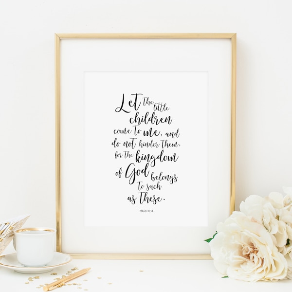 Children Come to Me - Etsy