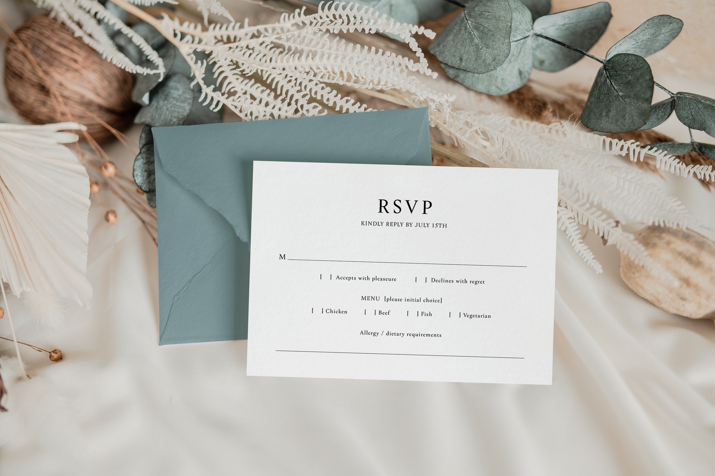 Fish Chicken Beef Rsvp Choice