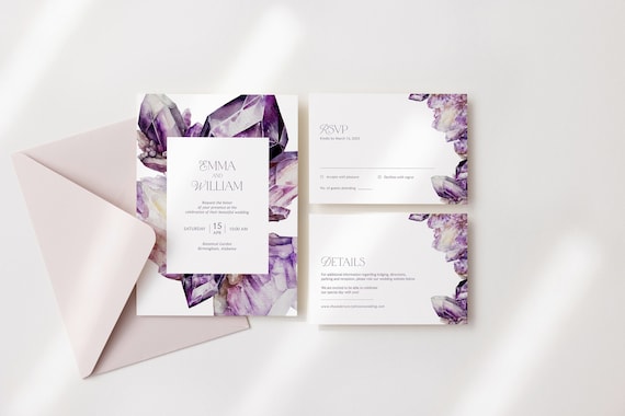 Crystal Wedding Invitations