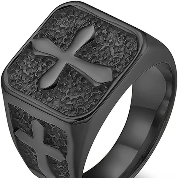 Cross Ring - Etsy