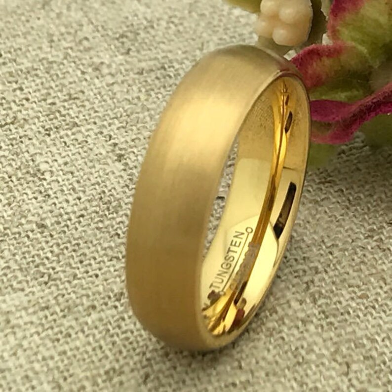 6mm Personalized Tungsten Ring Custom Promise Ring for Him | Etsy