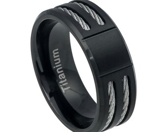 Cable Wedding Ring - Etsy