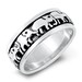 8mm Elephant Ring Sterling Silver Wedding Ring Personalized - Etsy