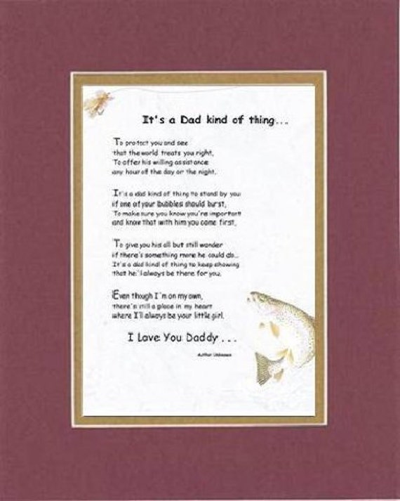 Heartfelt Poem for Fathers It is a Dad kind of thing