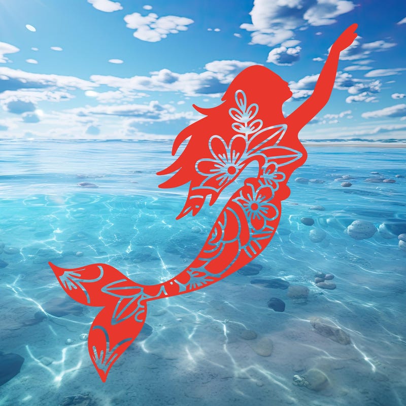 Mermaid Wall Decals - Etsy