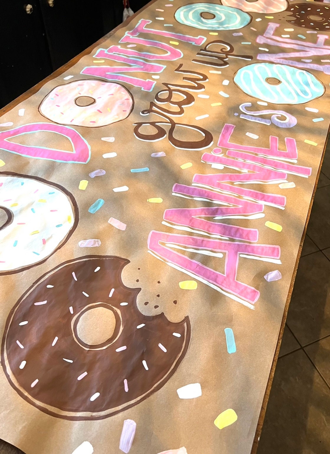 Custom Butcher Paper Party Banner - Etsy