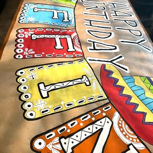 Custom Butcher Paper Party Banner - Etsy