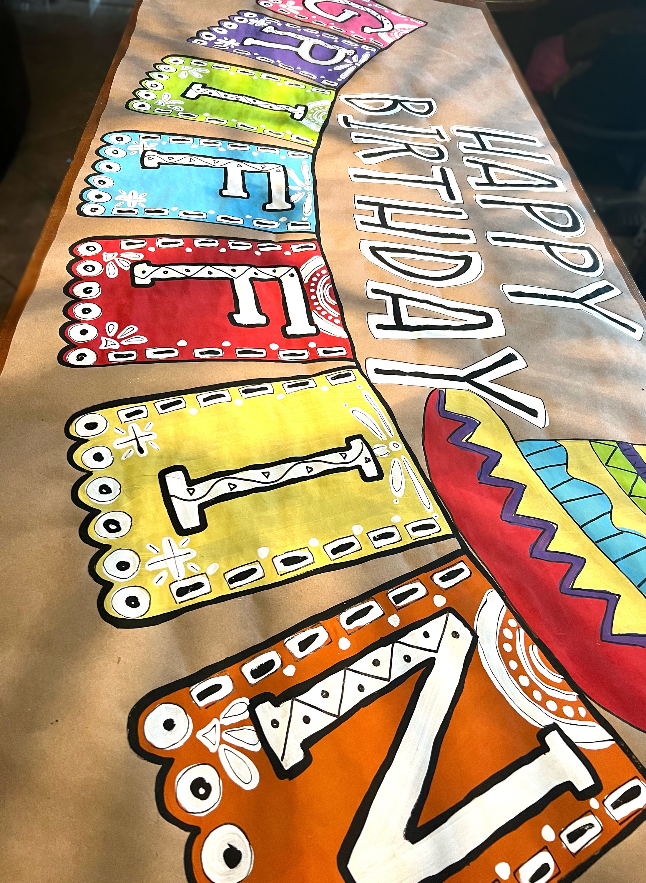 Custom Butcher Paper Party Banner - Etsy