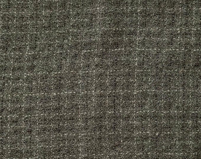 Olive Green Wool Fabric, Worsted Wool Fabric, Wool Appliqué, Pure Wool ...