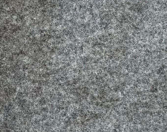Gray Wool Fabric, Felted Wool Fabric, Upcycled Wool, Rug Hooking Wool ...