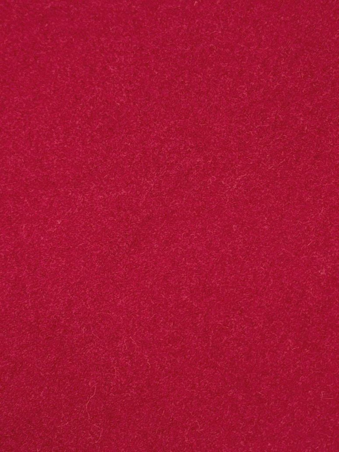 Red Wool Fabric, Red Felted Wool, Red Wool Felt, Wool Applique, Felted ...