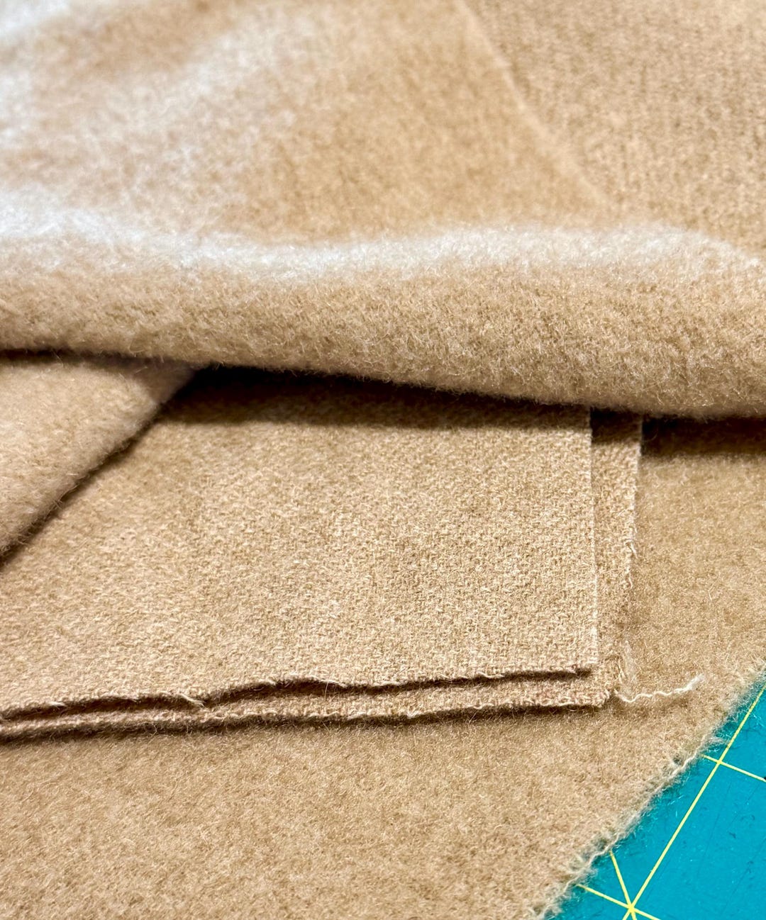 Tan Wool Fabric, Soft Camel Hair Wool Fabric, Felted Wool, Wool Felt ...