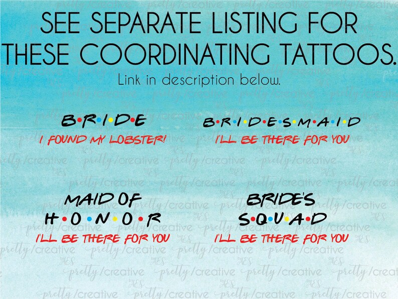 FRIENDS Theme "the One Where BRIDE Gets Married" Customized ...
