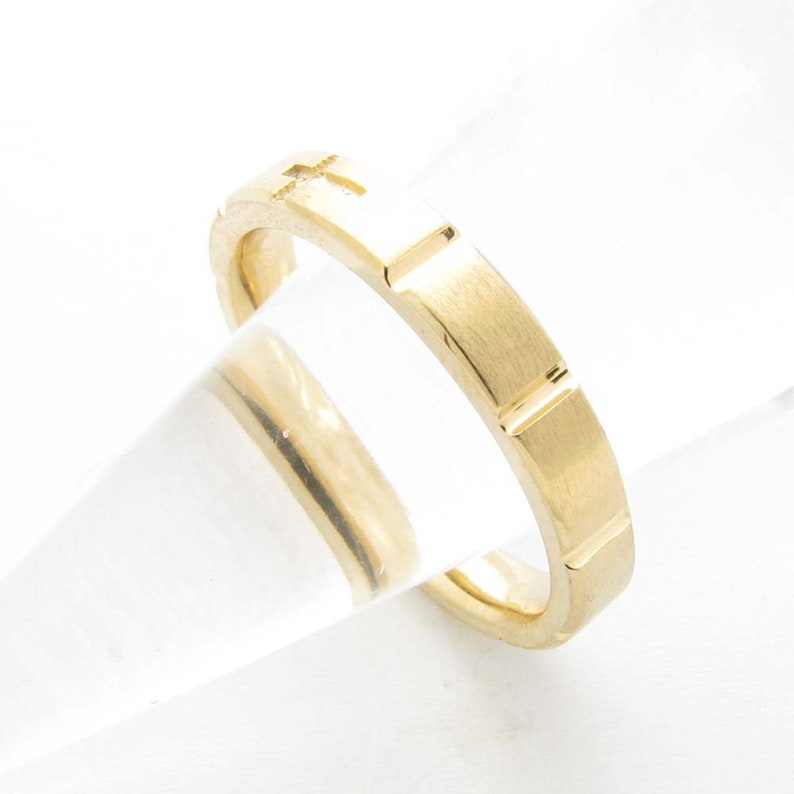 RR2006-S Sterling Silver 925 Solid Rosary Ring Cross Dull | Etsy