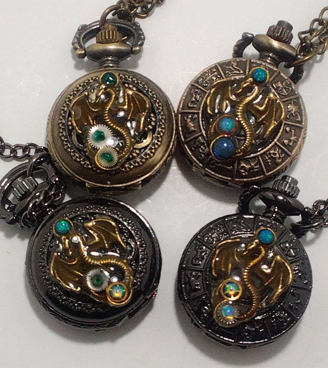 Dragon Locket Watch - Etsy