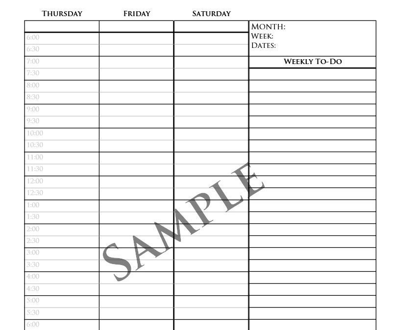 Printable Self Management Planner Pages to-do List Edition Appointment ...
