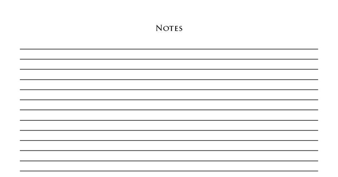 Free Lined Note Pages, to Do List for Your Self Management Planner - Etsy