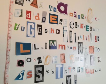 Vision Board Letters - Etsy