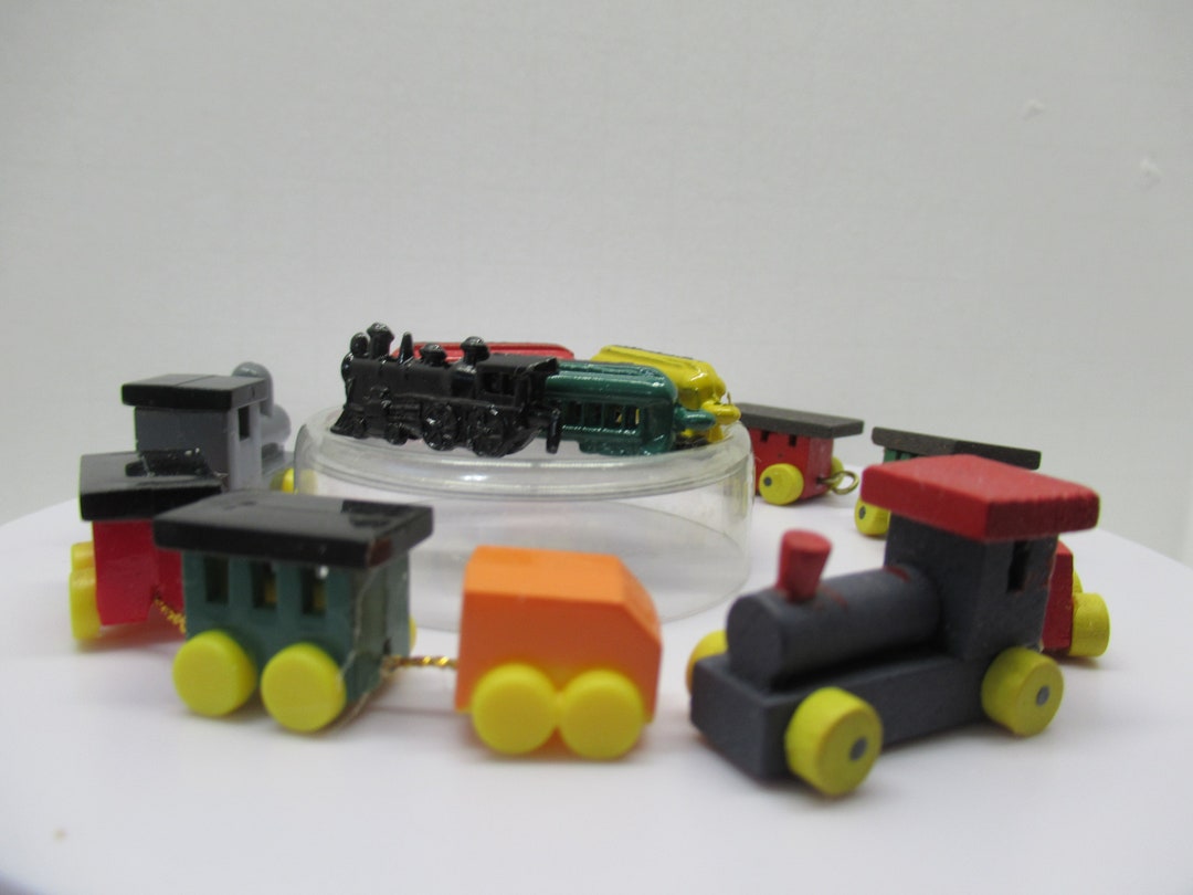 Mini Train Engine Caboose Cars for 11.5" Fashion Doll Kids Boys Play ...