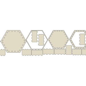 Hexagon Nesting Dicebox Digital Pattern - Etsy